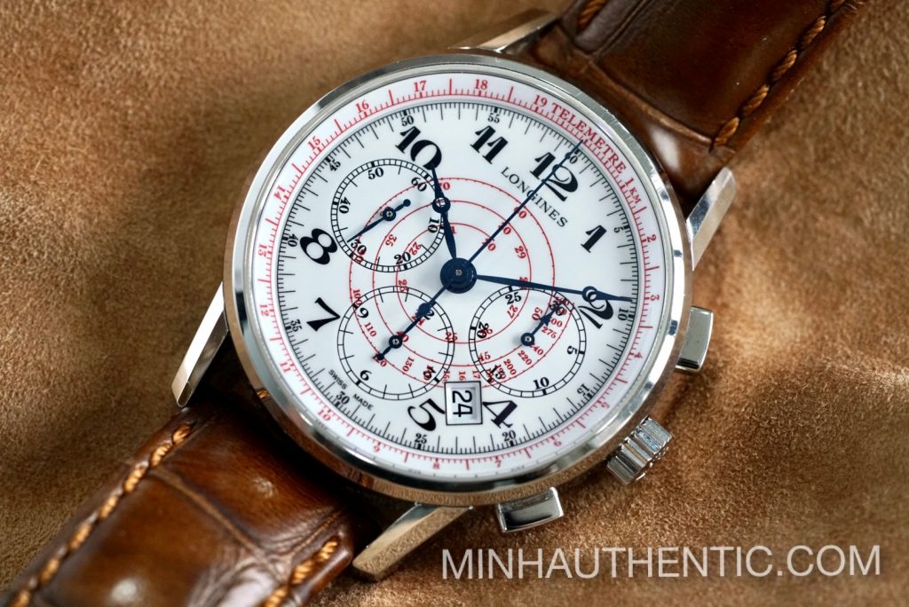 Longines Heritage Telemeter Chronograph L2.780.4.18.2 - Minh Authentic