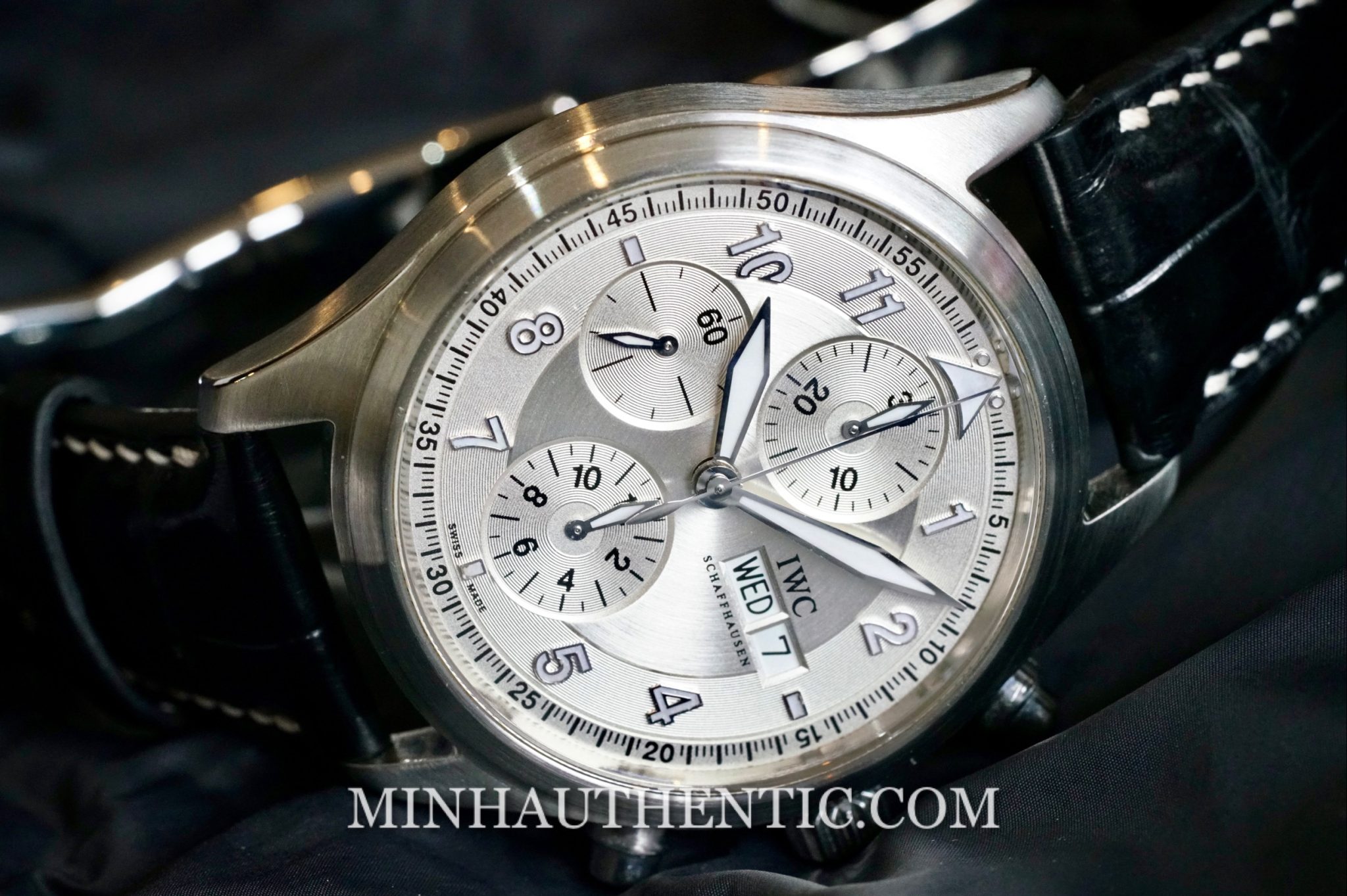 IWC Pilot Spitfire Chronograph IW3717-02 - Minh Authentic