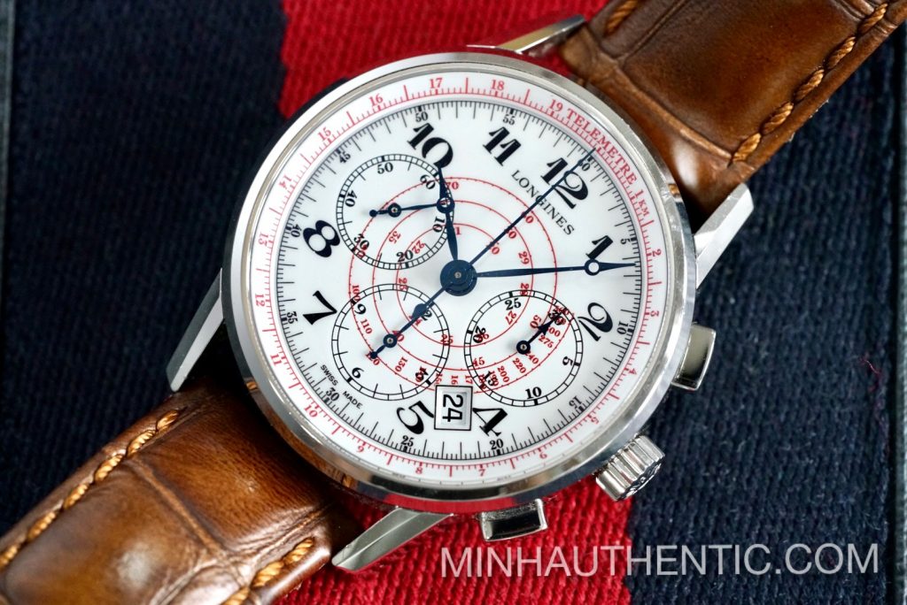 Longines Heritage Telemeter Chronograph L2.780.4.18.2 - Minh Authentic