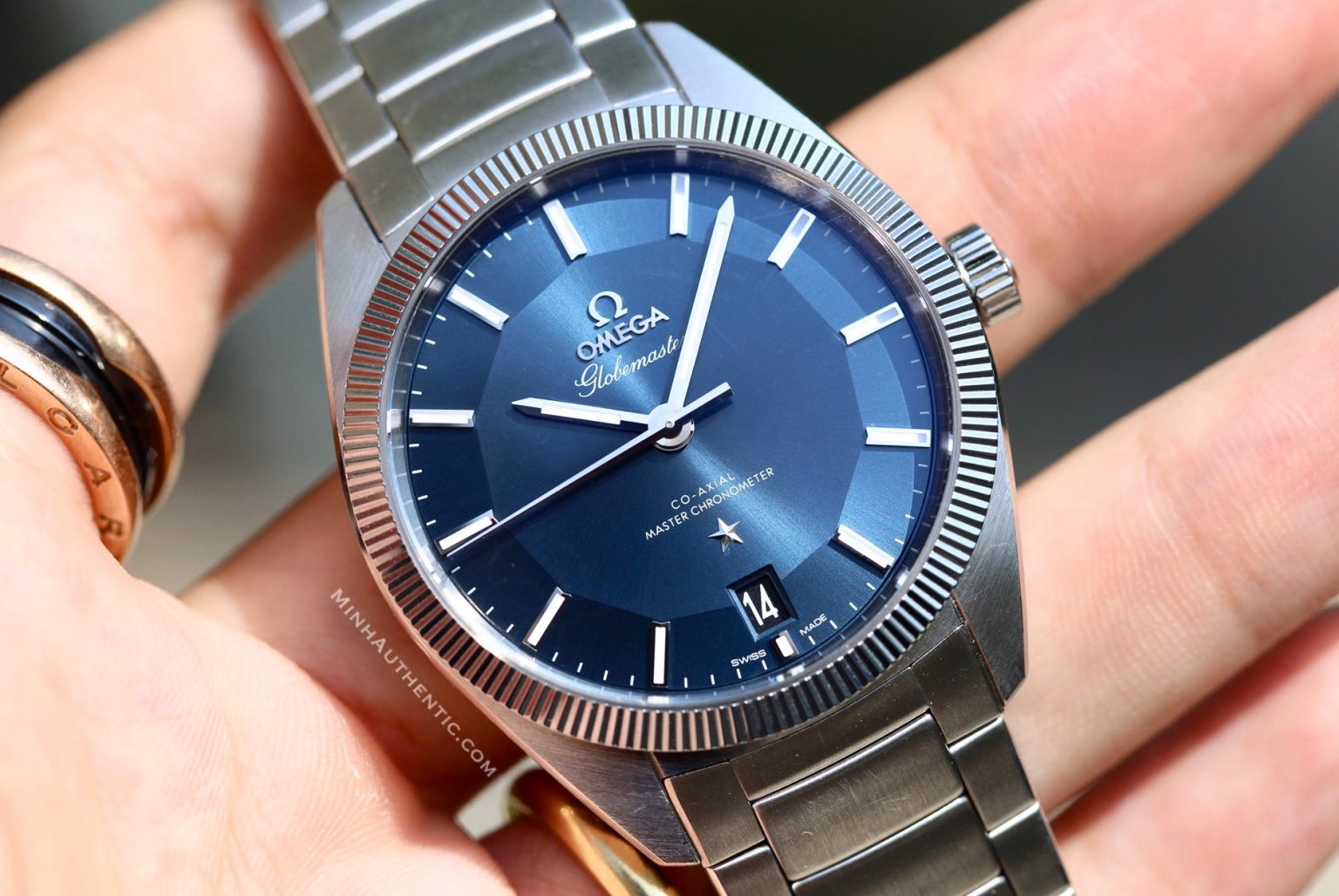 Omega Globemaster Blue Co-Axial Master Chronometer 130.30.39.21.03.001 ...