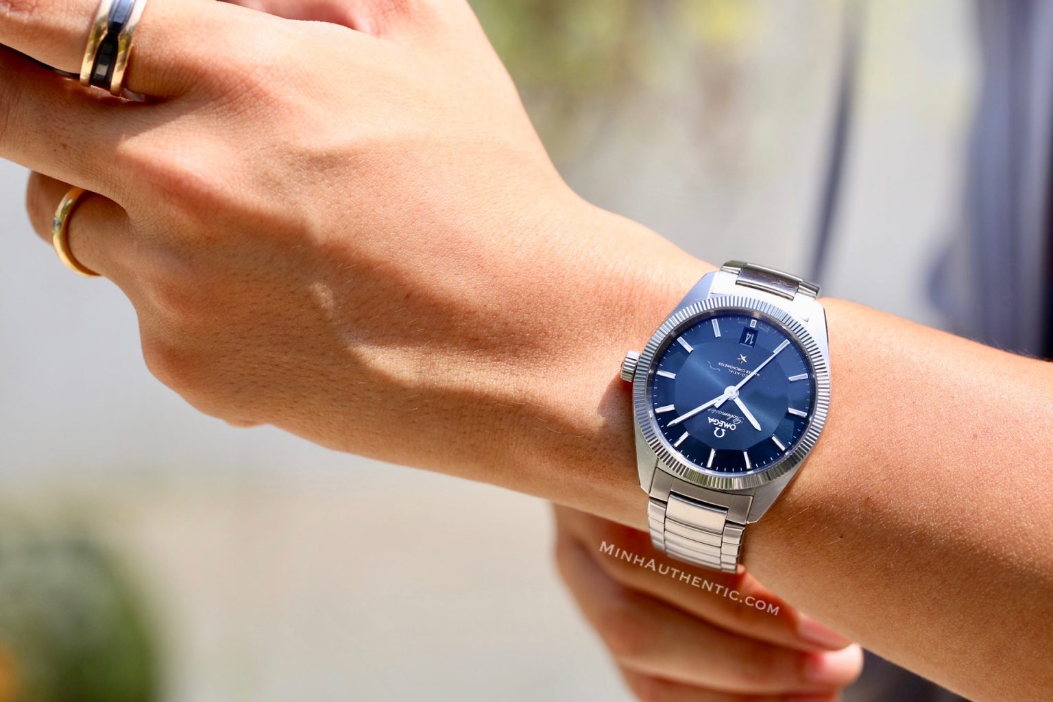 Omega Globemaster Blue Co-Axial Master Chronometer 130.30.39.21.03.001 ...