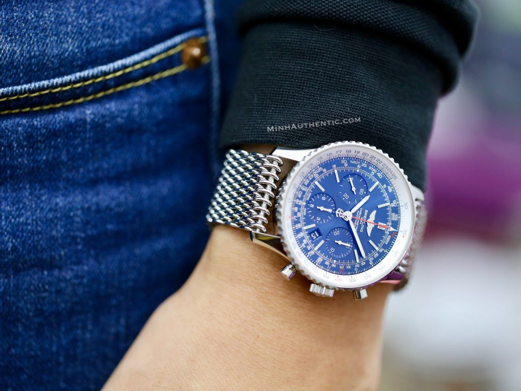 Breitling Navitimer 01 Limited Edition Blue Sky 60th Anniversary AB0125 ...