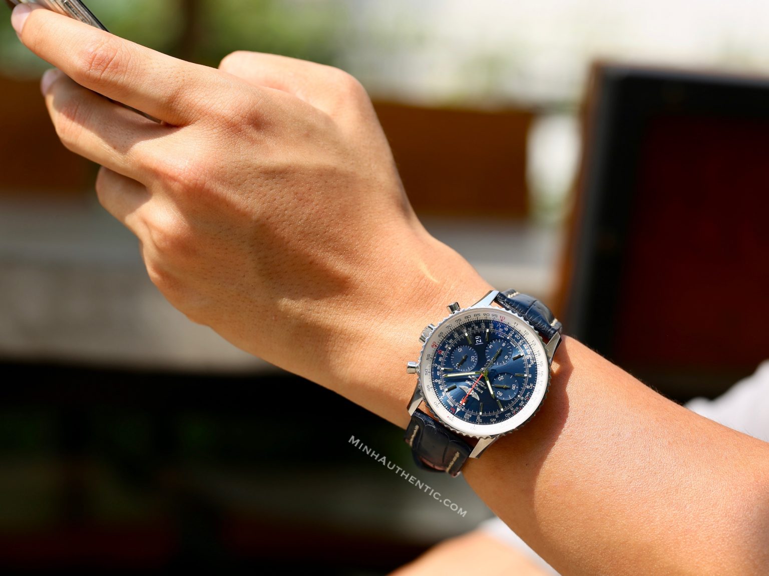 Breitling Navitimer 01 Limited Edition Blue Sky 60th Anniversary AB0125 ...