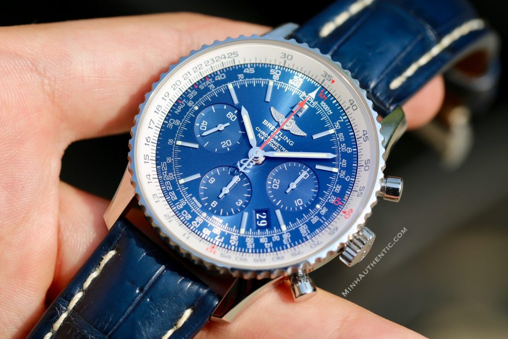 Breitling Navitimer 01 Limited Edition Blue Sky 60th Anniversary AB0125 ...