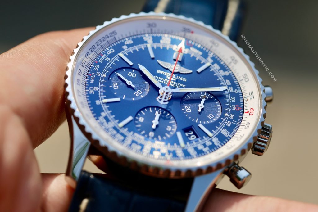 Breitling Navitimer 01 Limited Edition Blue Sky 60th Anniversary AB0125 ...