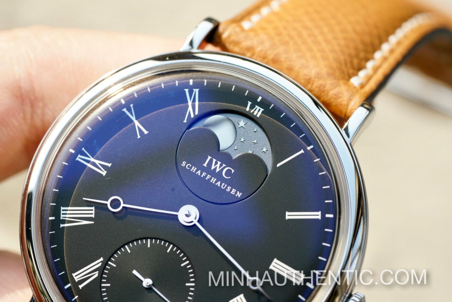 IWC Portofino Manual Wind Moonphase Vintage Collection IW5448-01 - Minh ...