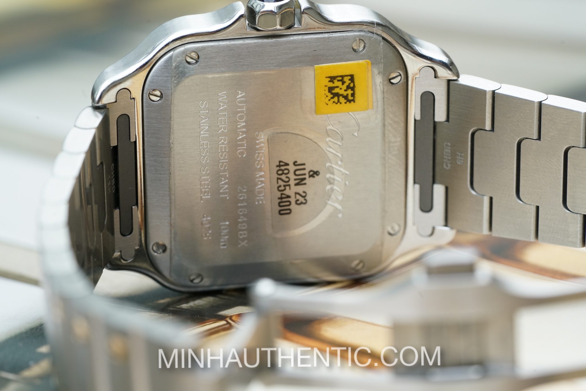 Cartier Santos Medium 18k Gold/Steel W2SA0016 - Minh Authentic