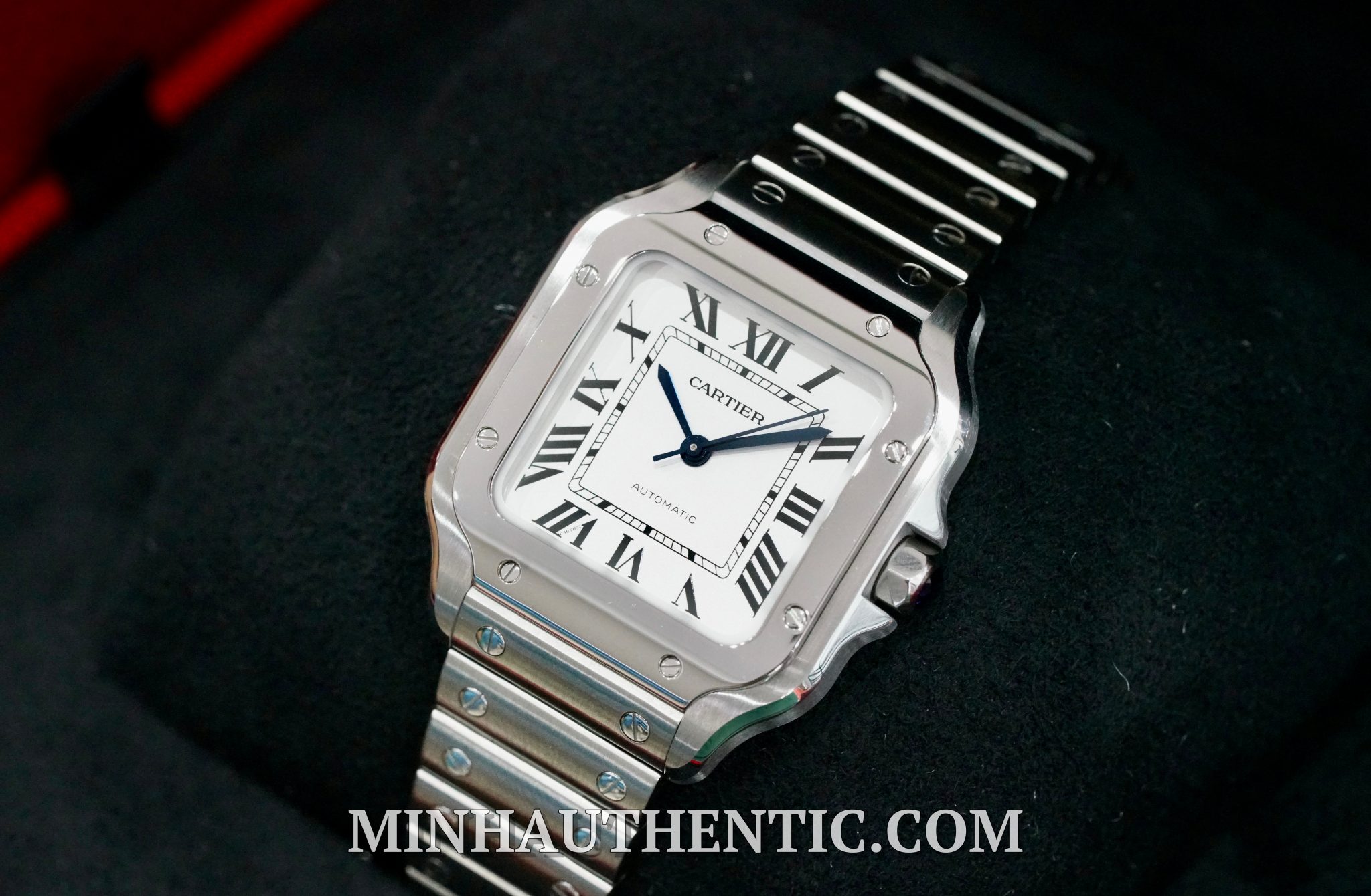 Cartier Santos Medium Automatic WSSA0029 - Minh Authentic