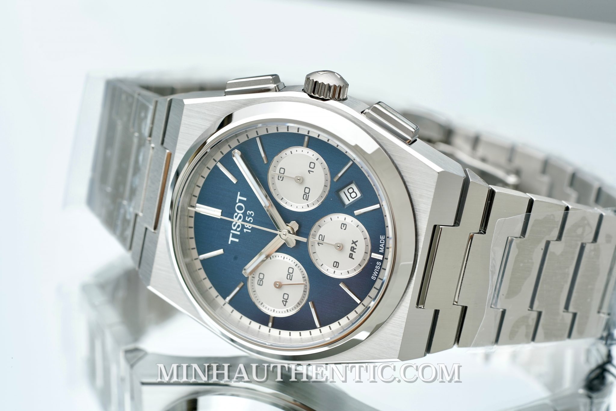Tissot PRX Automatic Chronograph Blue T137.427.11.041.00 - Minh Authentic