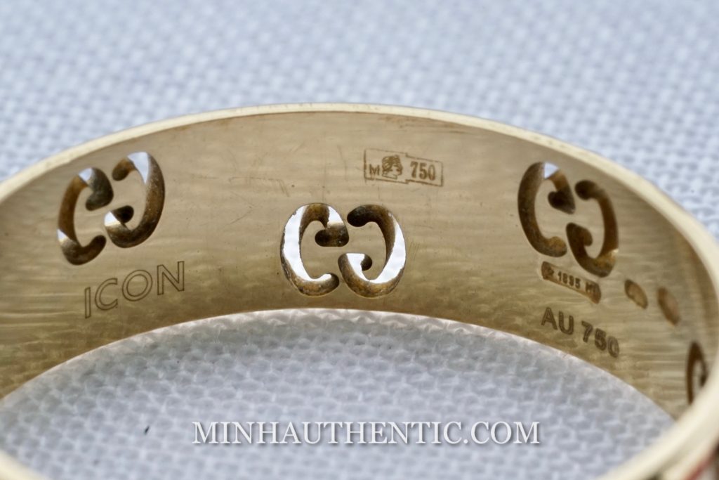 Gucci Icon Bold 18k Gold Ring - Minh Authentic